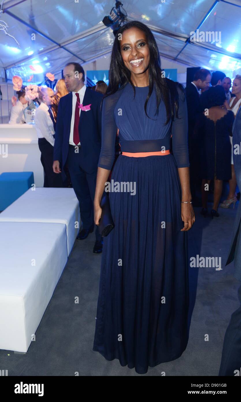 Berlin, Germany. 6th June 2013. German model Sara Nuru poses for the ...