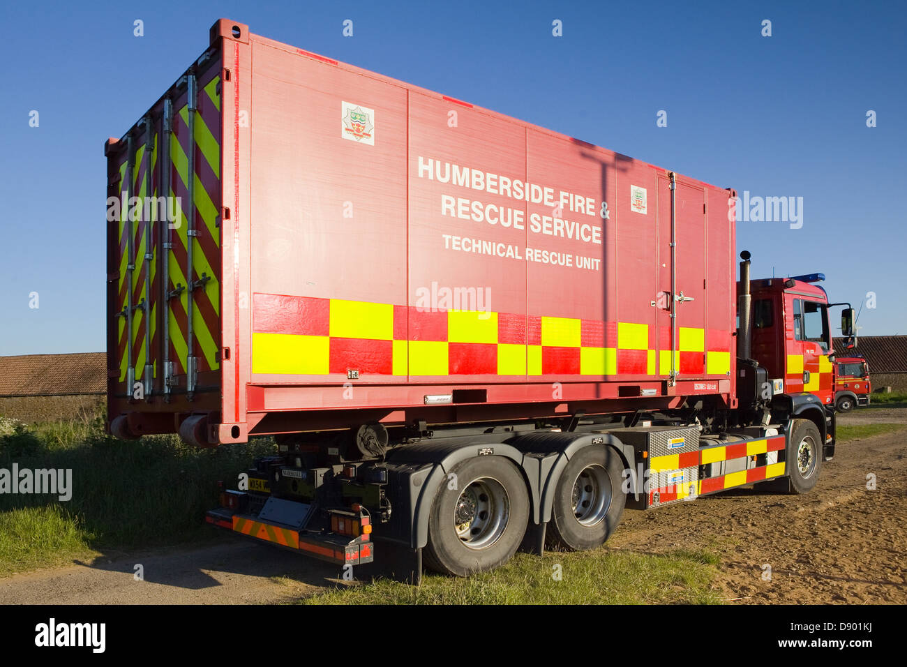 Humberside Fire and Rescue Service during a training exercise to rescue ...