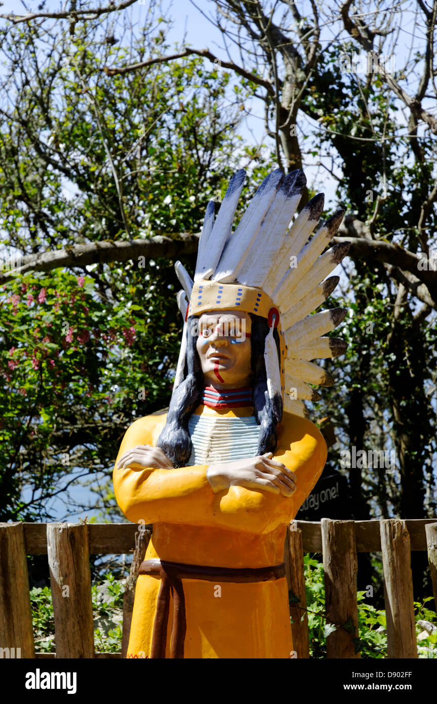 Indian Chief, Cowboy Town, Blackgang Chine, Fantasy Park, Isle of Wight ...