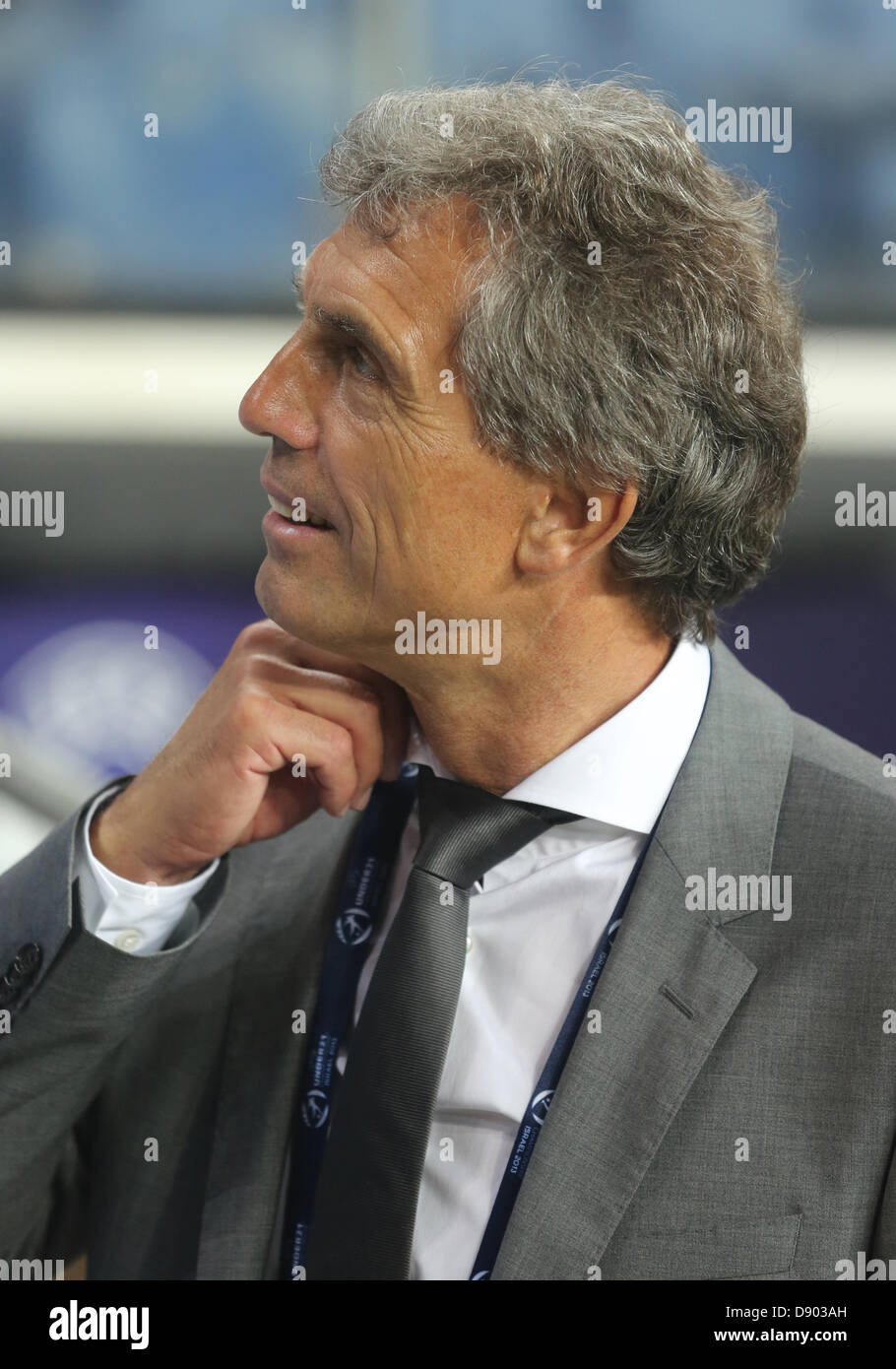Head coach Rainer Adrion of Germany looks before the UEFA European ...