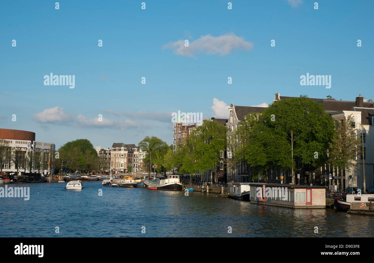 Netherlands, Amsterdam, Amstel River Stock Photo - Alamy