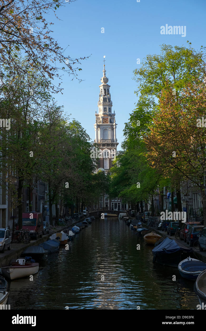 Netherlands, Amsterdam, canal scene Stock Photo - Alamy