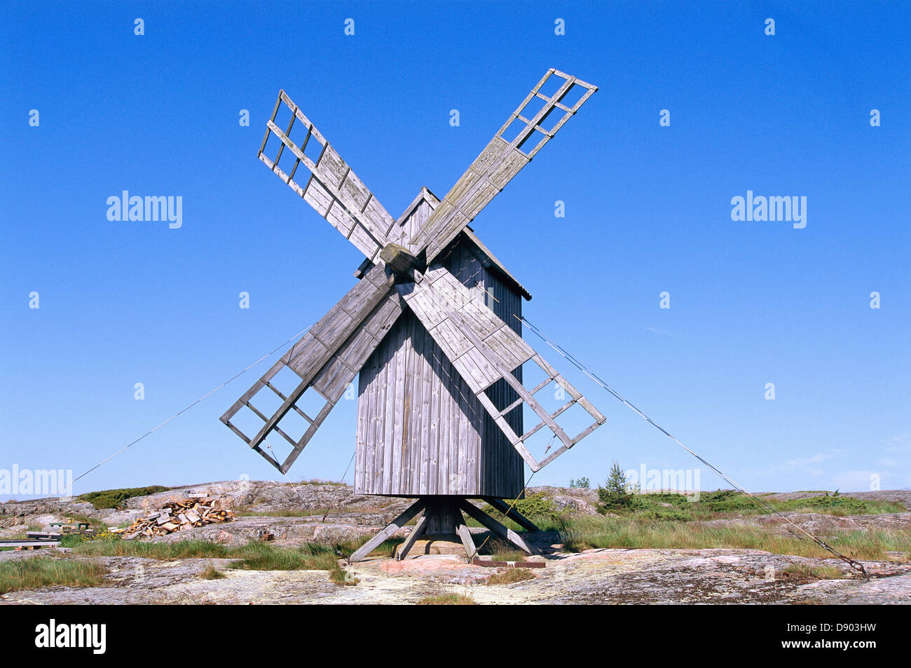 A wind mill Stock Photo - Alamy