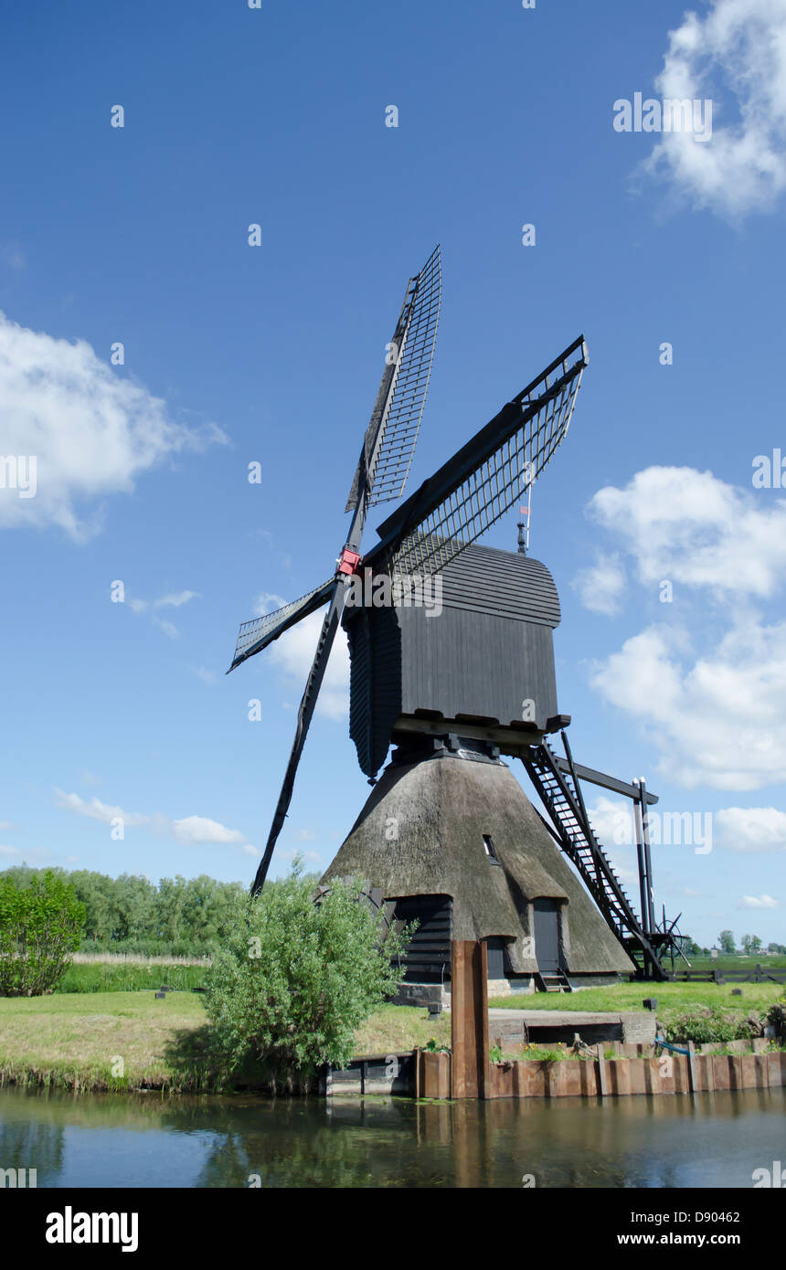 Vintage historic typical dutch windmill hi-res stock photography and ...