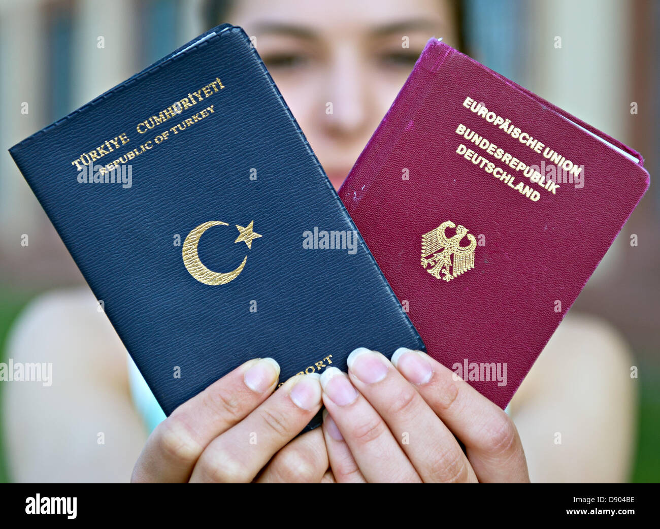 Turkish passport hi-res stock photography and images - Alamy