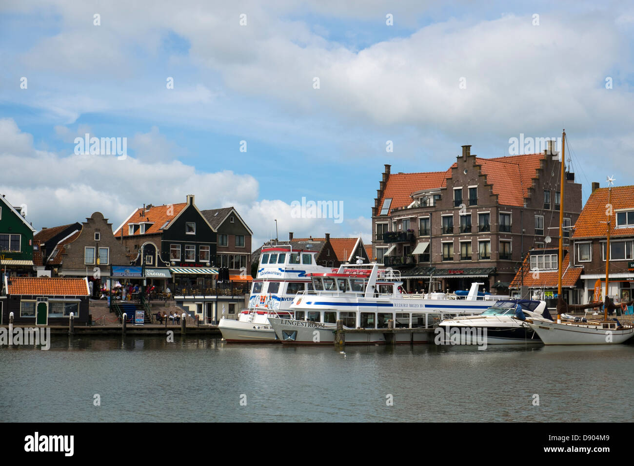 Netherlands, Volendam, harbour Stock Photo - Alamy