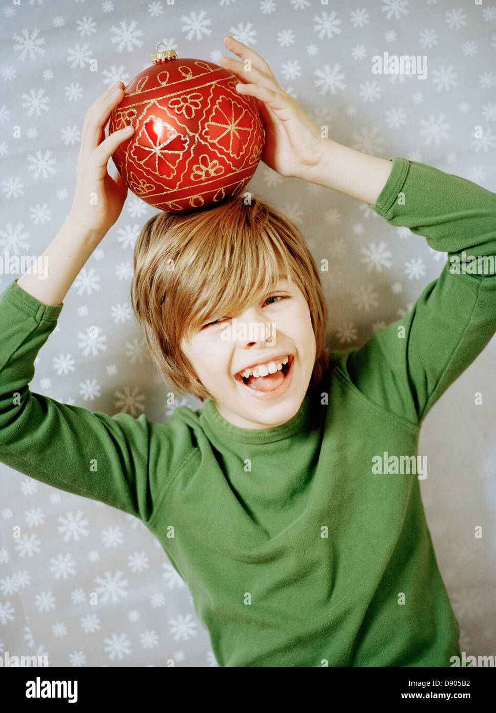 Boy balancing ball hi-res stock photography and images - Alamy