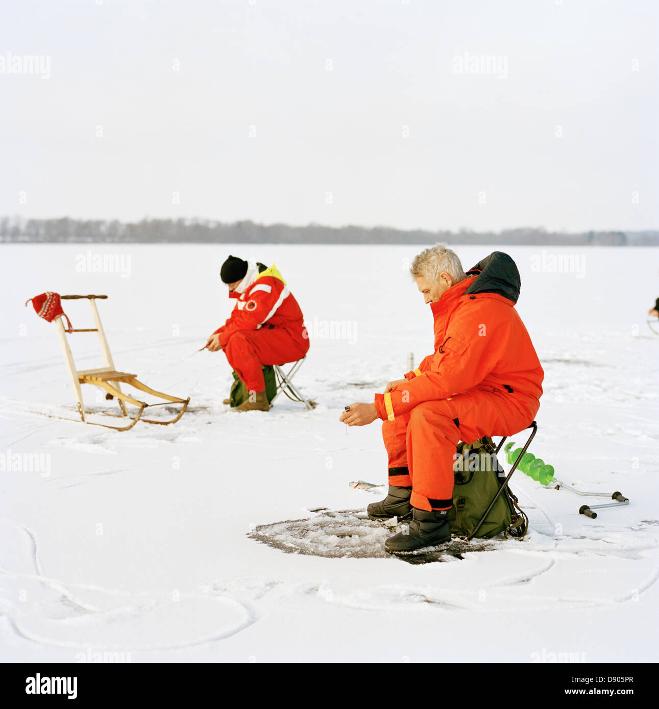 Two men jigging Stock Photo - Alamy