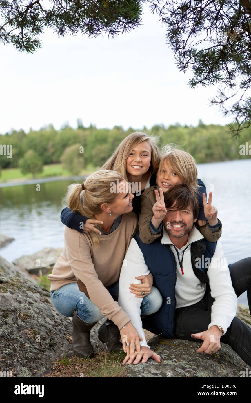 Family lake sweden hi-res stock photography and images - Alamy