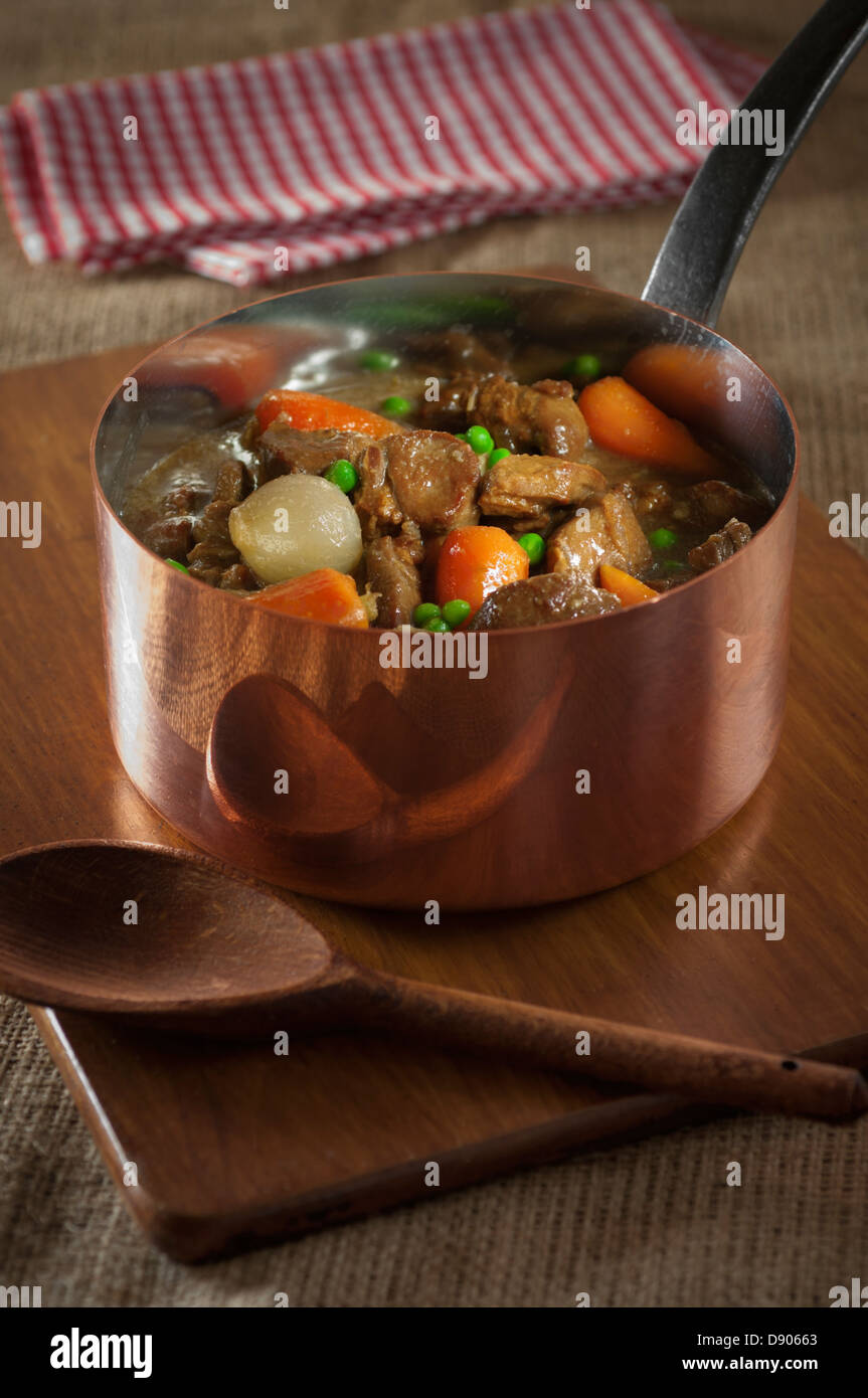 Navarin of lamb French lamb stew Stock Photo - Alamy