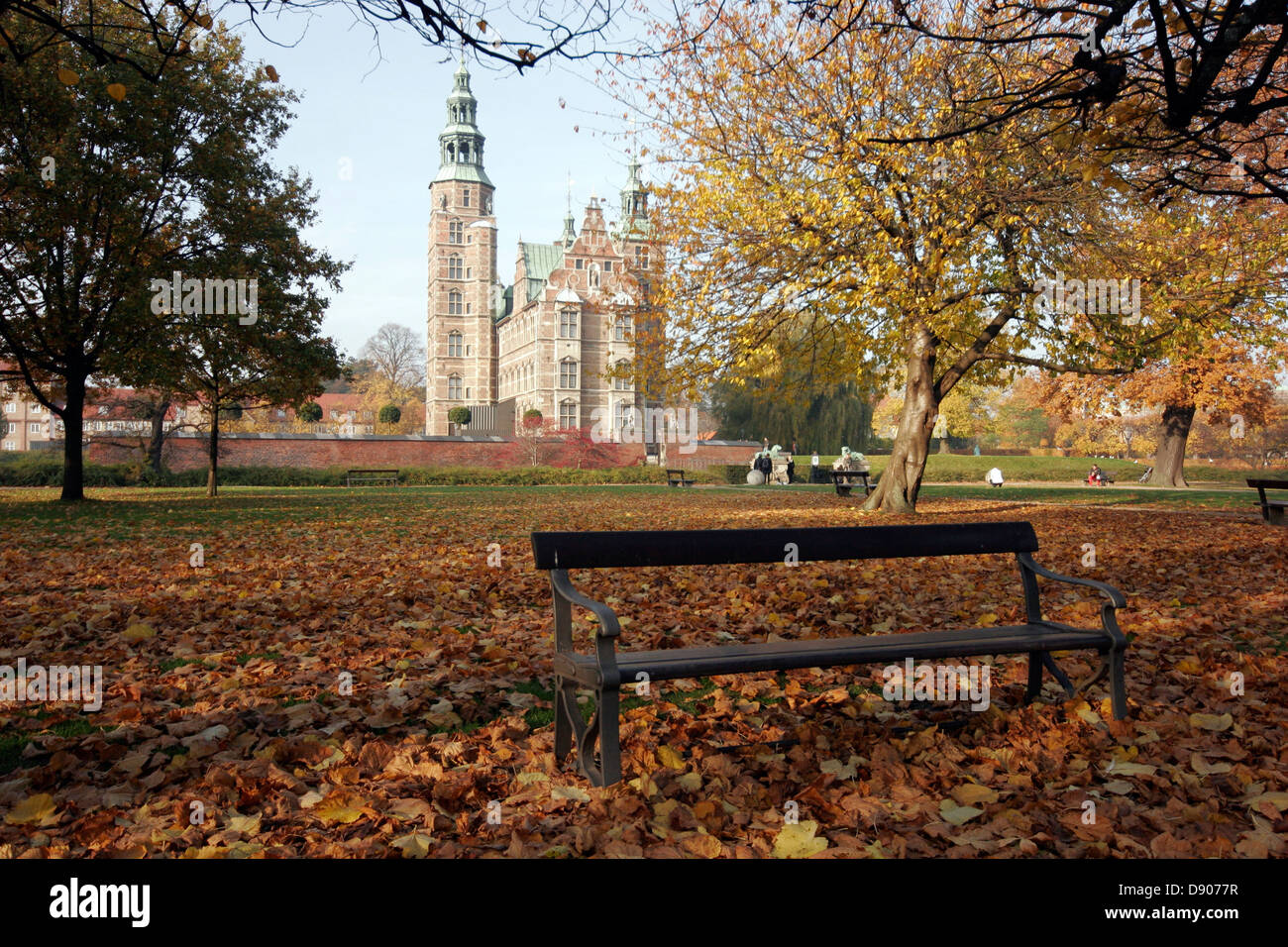 Rosenborg Slot (Rosenborg castle) housing a museum and a treasury for ...