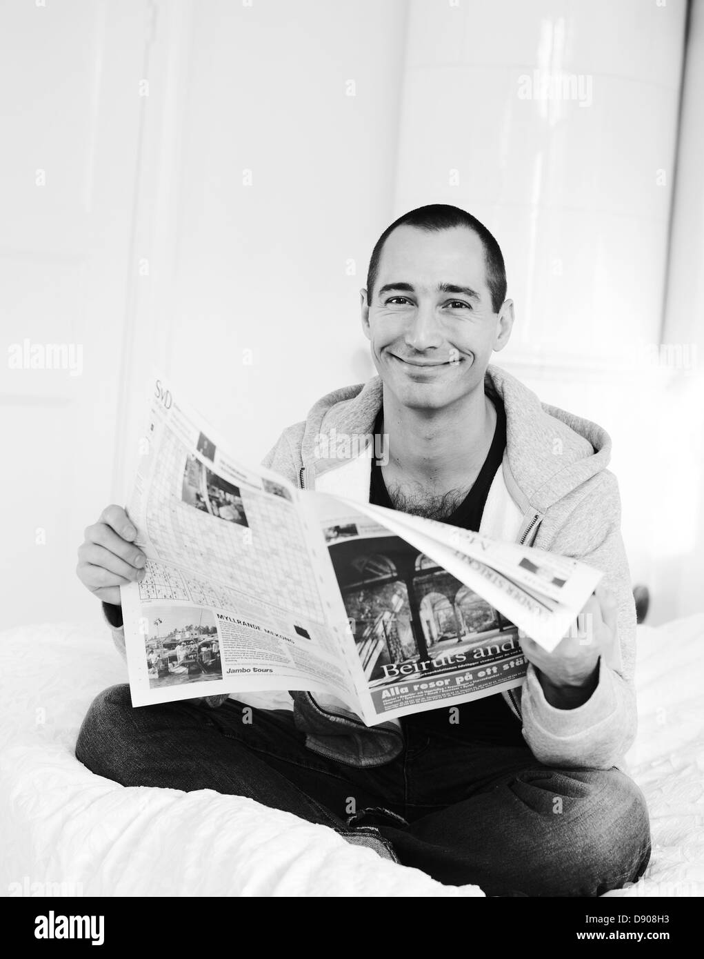 Mid adult man Black and White Stock Photos & Images - Alamy