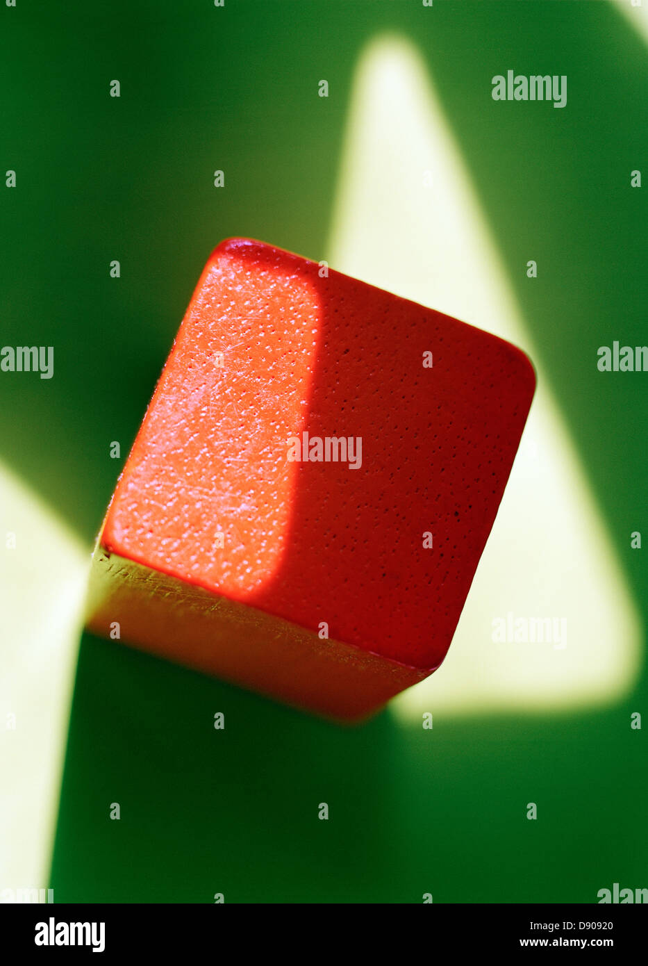 A red block, close-up Stock Photo - Alamy