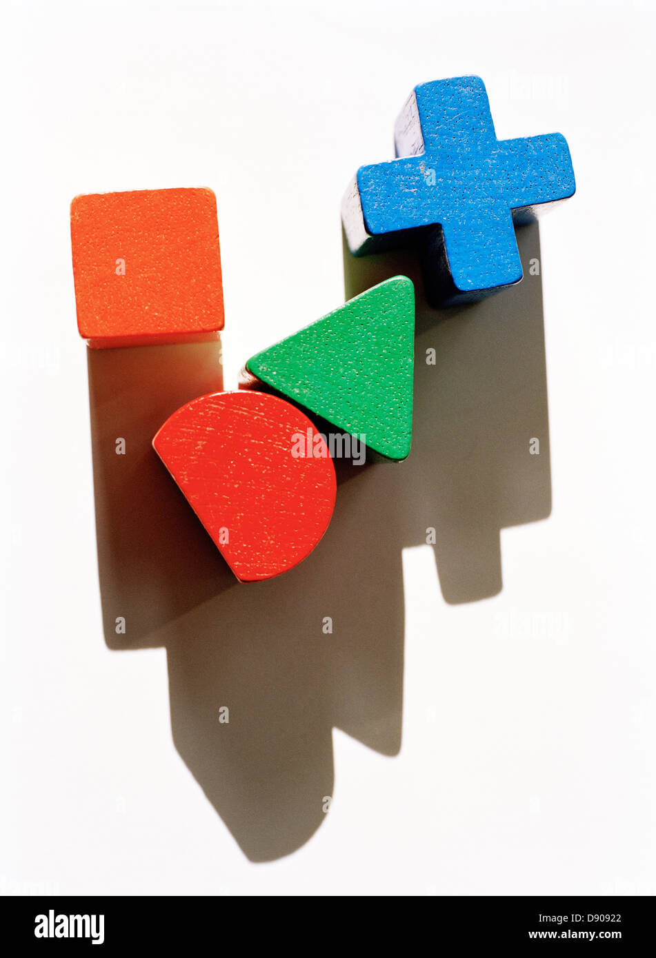 Blocks in different colours Stock Photo - Alamy