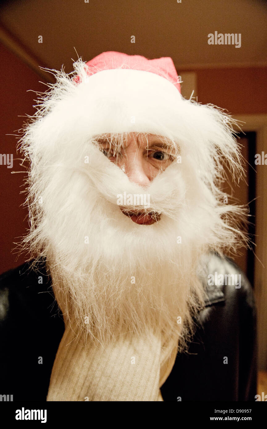 A worn out Santa Claus, Sweden Stock Photo - Alamy