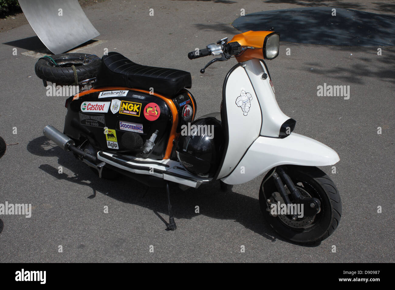 Old moped hi-res stock photography and images - Alamy