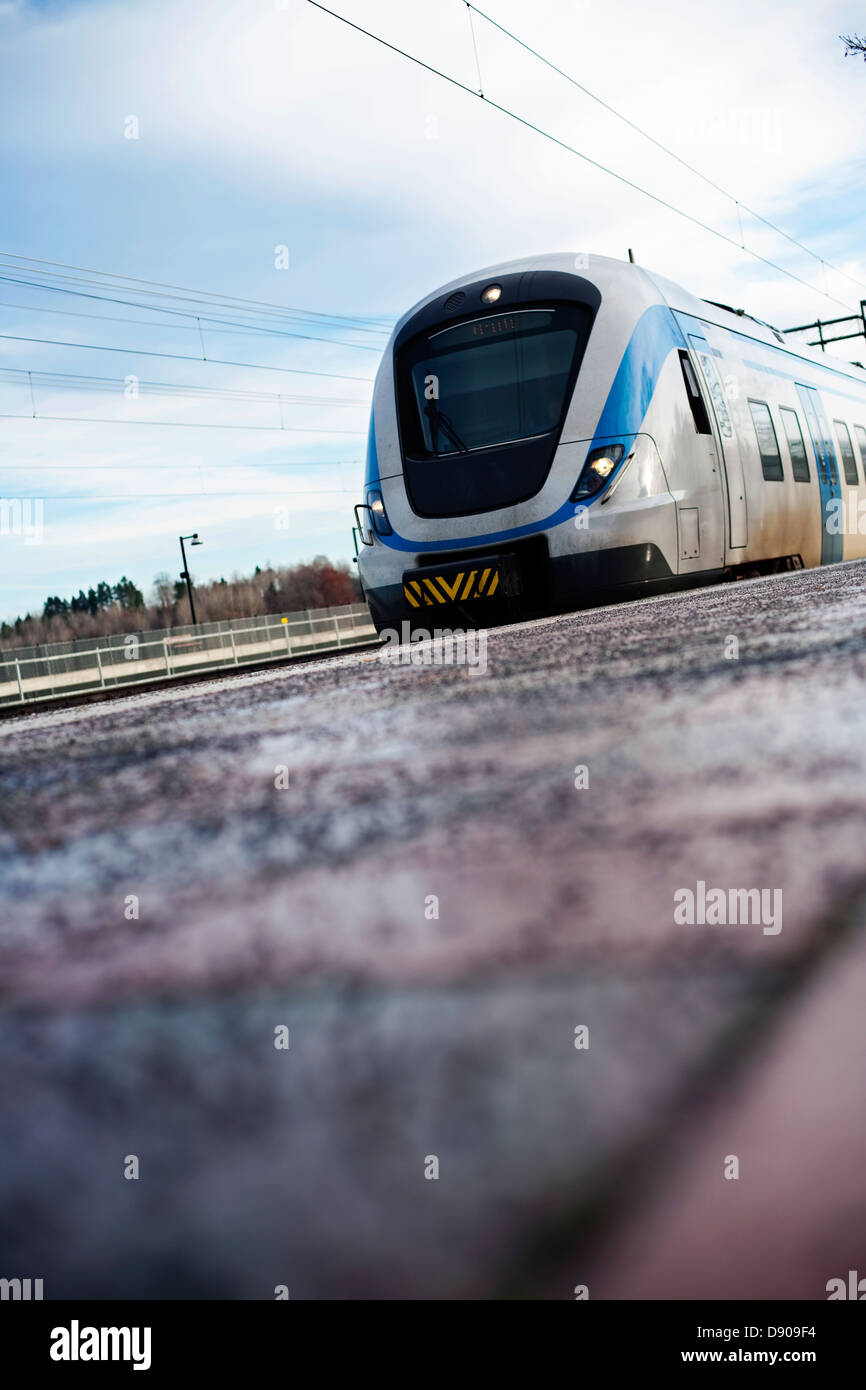 A train, Sweden Stock Photo - Alamy