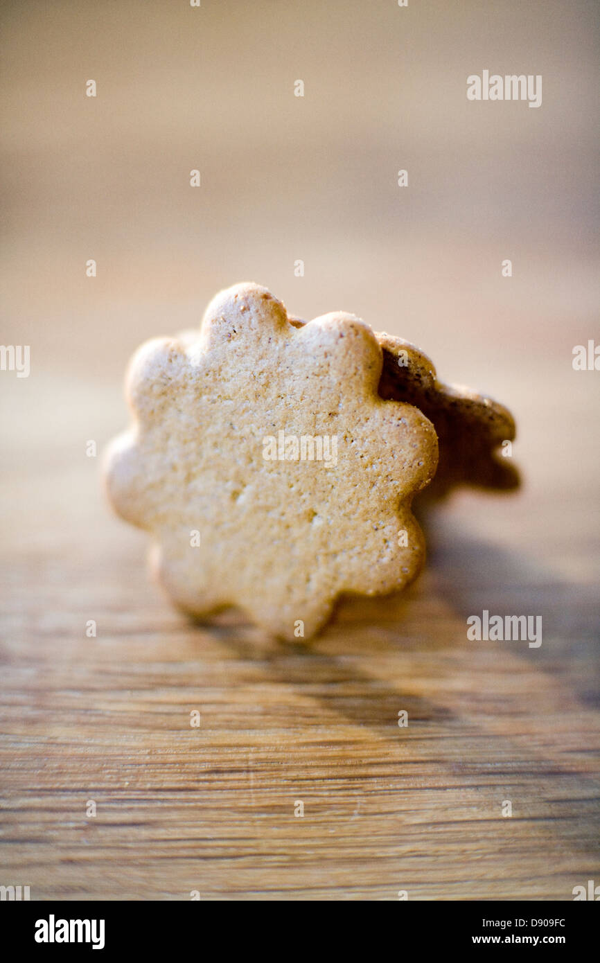 Gingerbread biscuit, close-up Stock Photo - Alamy