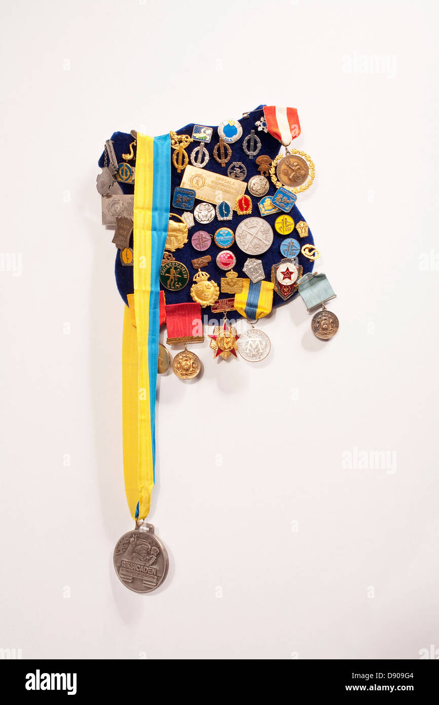 Close up medals hanging hi-res stock photography and images - Alamy