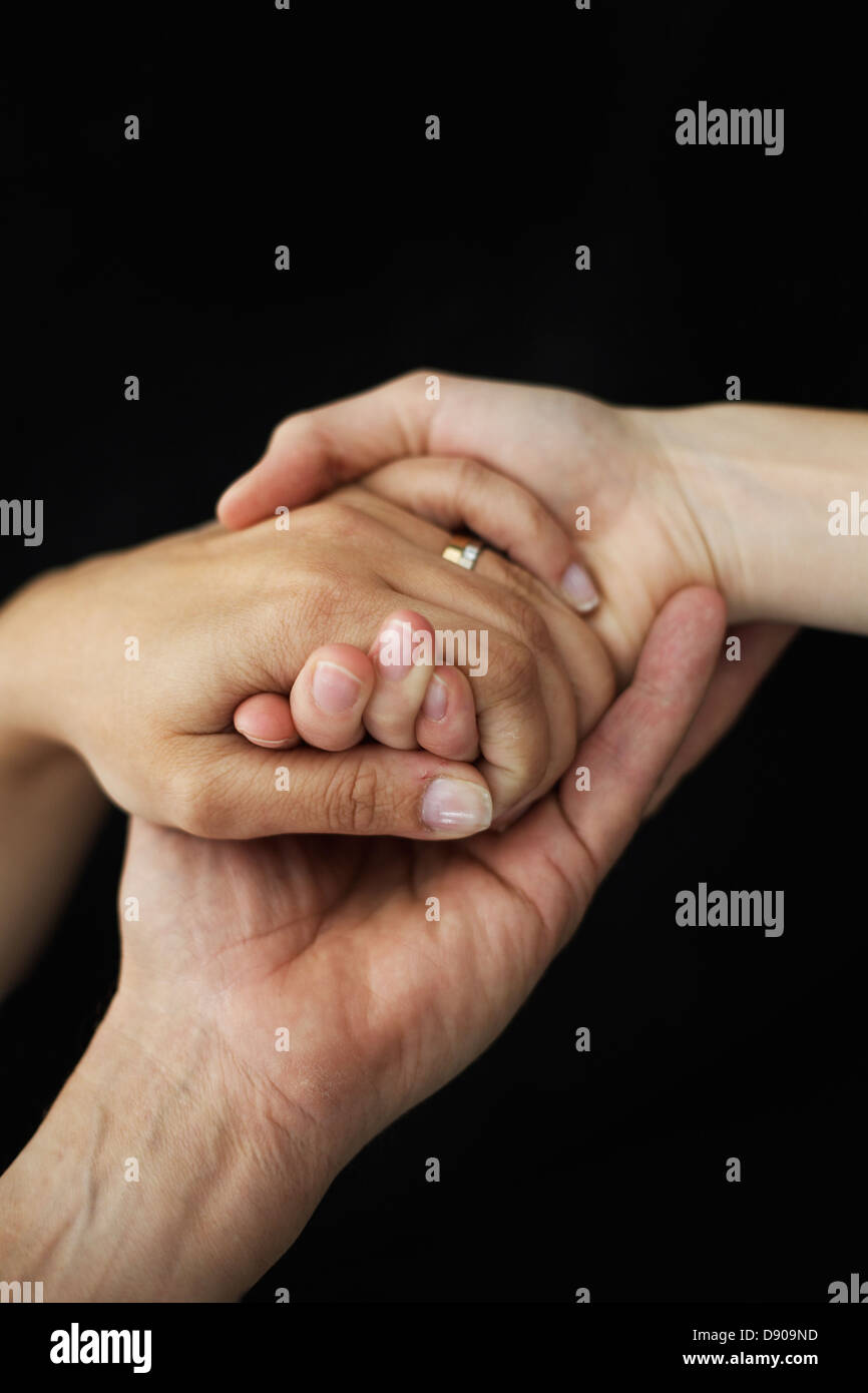 Family three childrens hi-res stock photography and images - Alamy