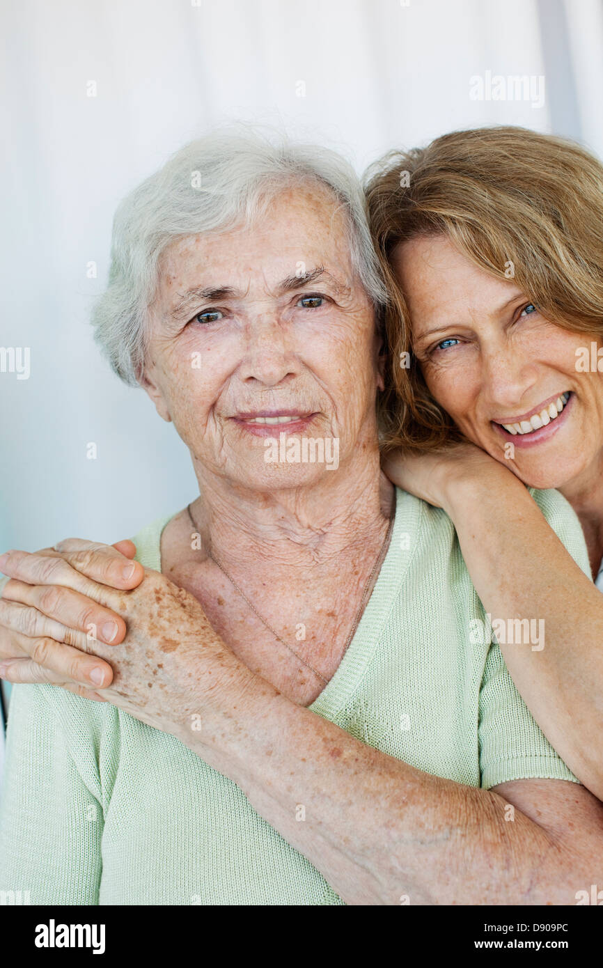 Grown up daughter old mother hi-res stock photography and images - Alamy