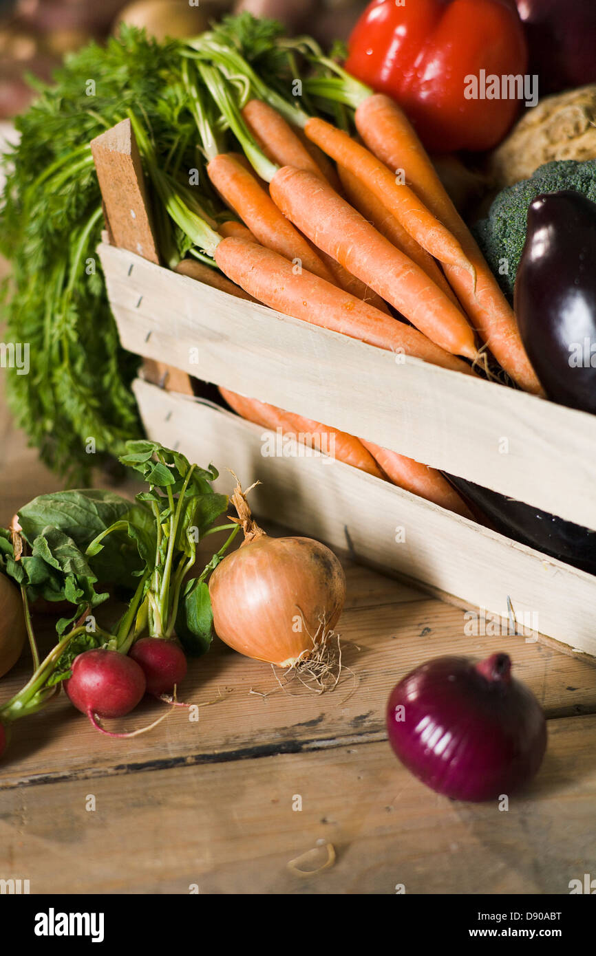 A box of vegetables Stock Photo - Alamy