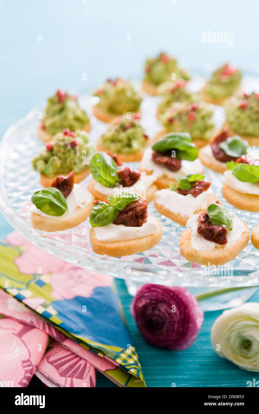 Nibbles on a plate, Sweden Stock Photo - Alamy