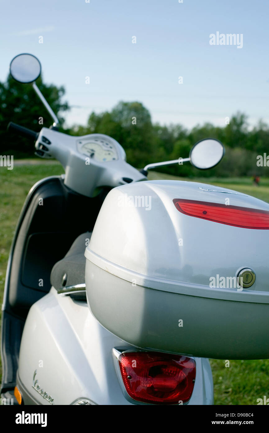Vespa from behind, Sweden Stock Photo - Alamy