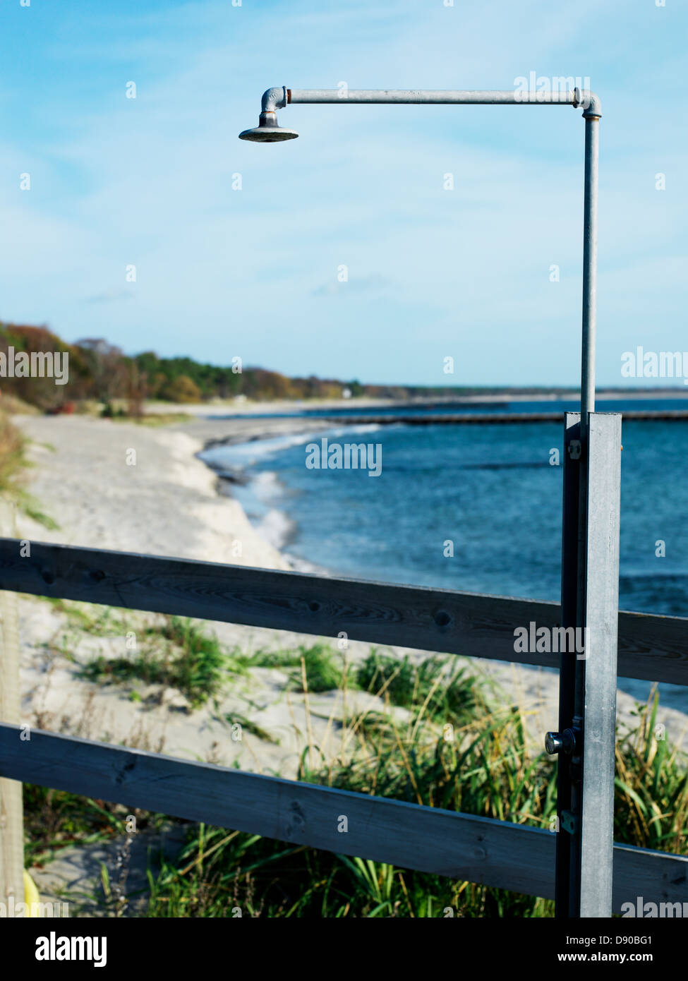 Shower at the beach hi-res stock photography and images - Alamy