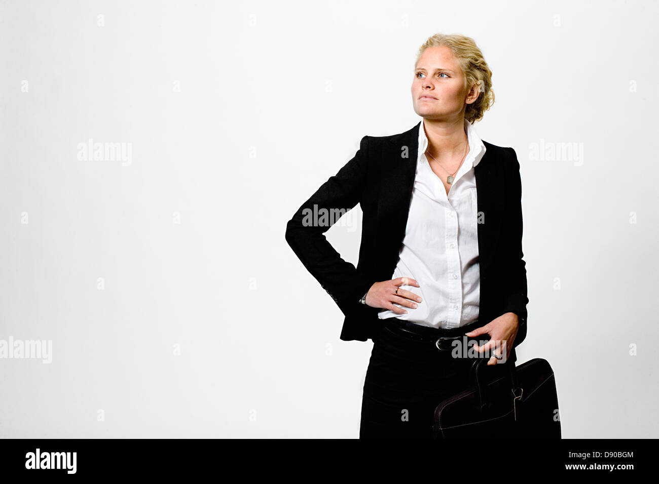 Portrait of a determined woman, Stockholm, Sweden Stock Photo - Alamy