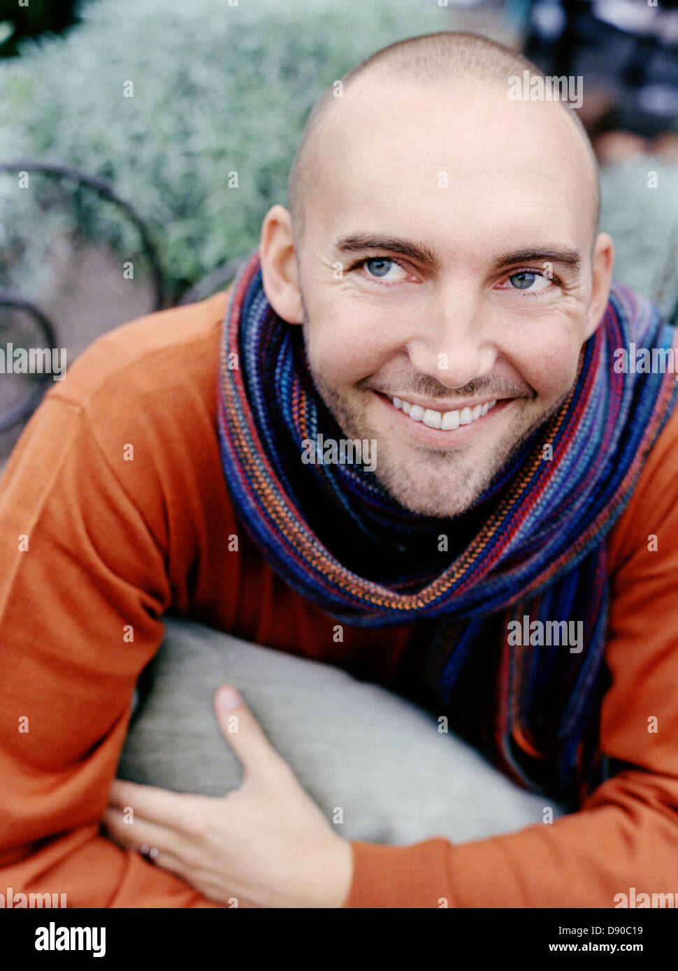 Portrait of smiling man, Sweden Stock Photo - Alamy