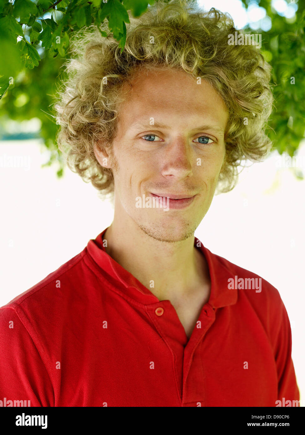 Portrait of a young man, Sweden Stock Photo - Alamy