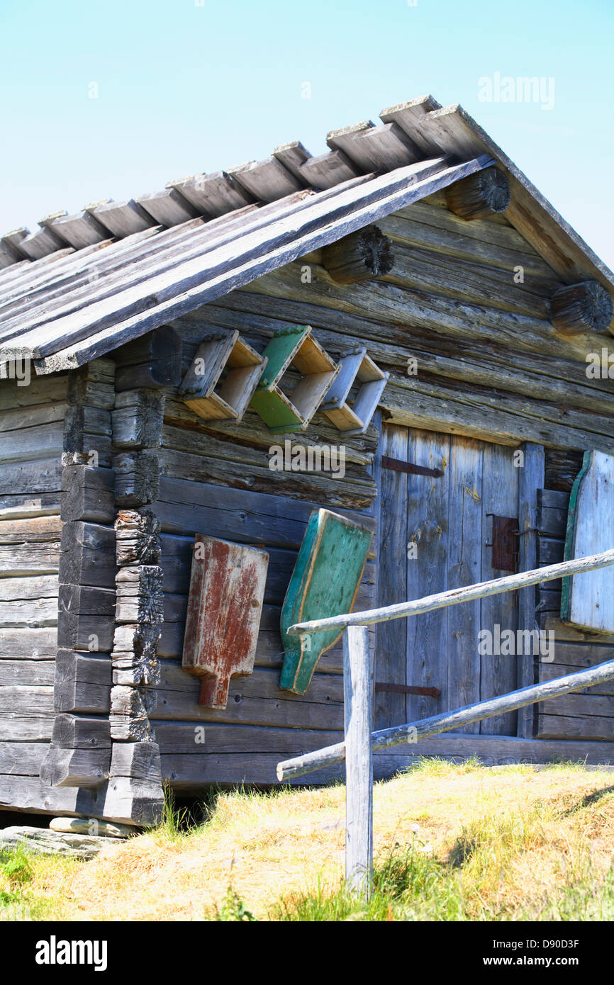 A hut, Harjedalen, Sweden Stock Photo - Alamy