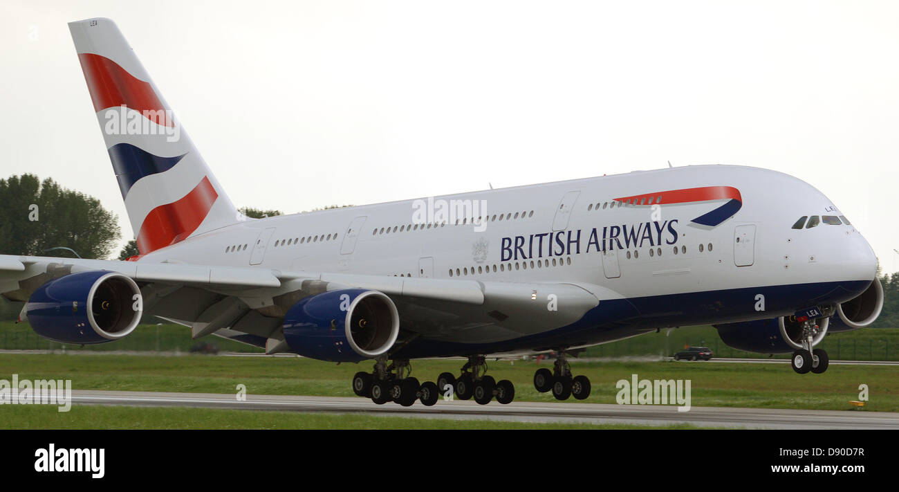 The first British Airways Airbus A380 got its finishing touches in ...