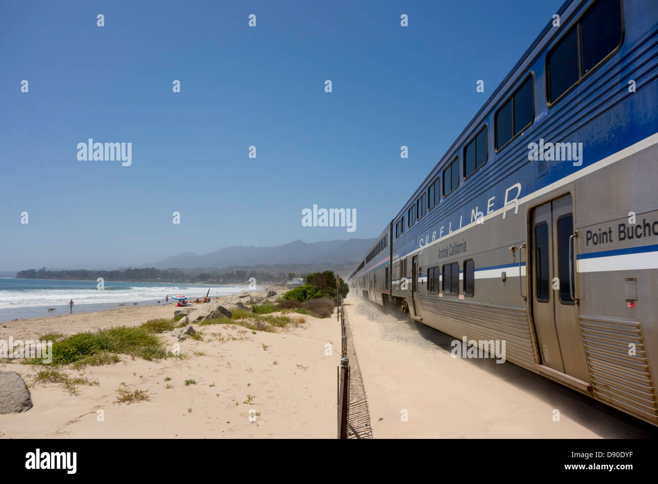 Amtrak Train California Beach High Resolution Stock Photography and ...