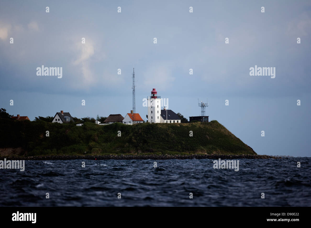 Coast with lighthouse Stock Photo - Alamy