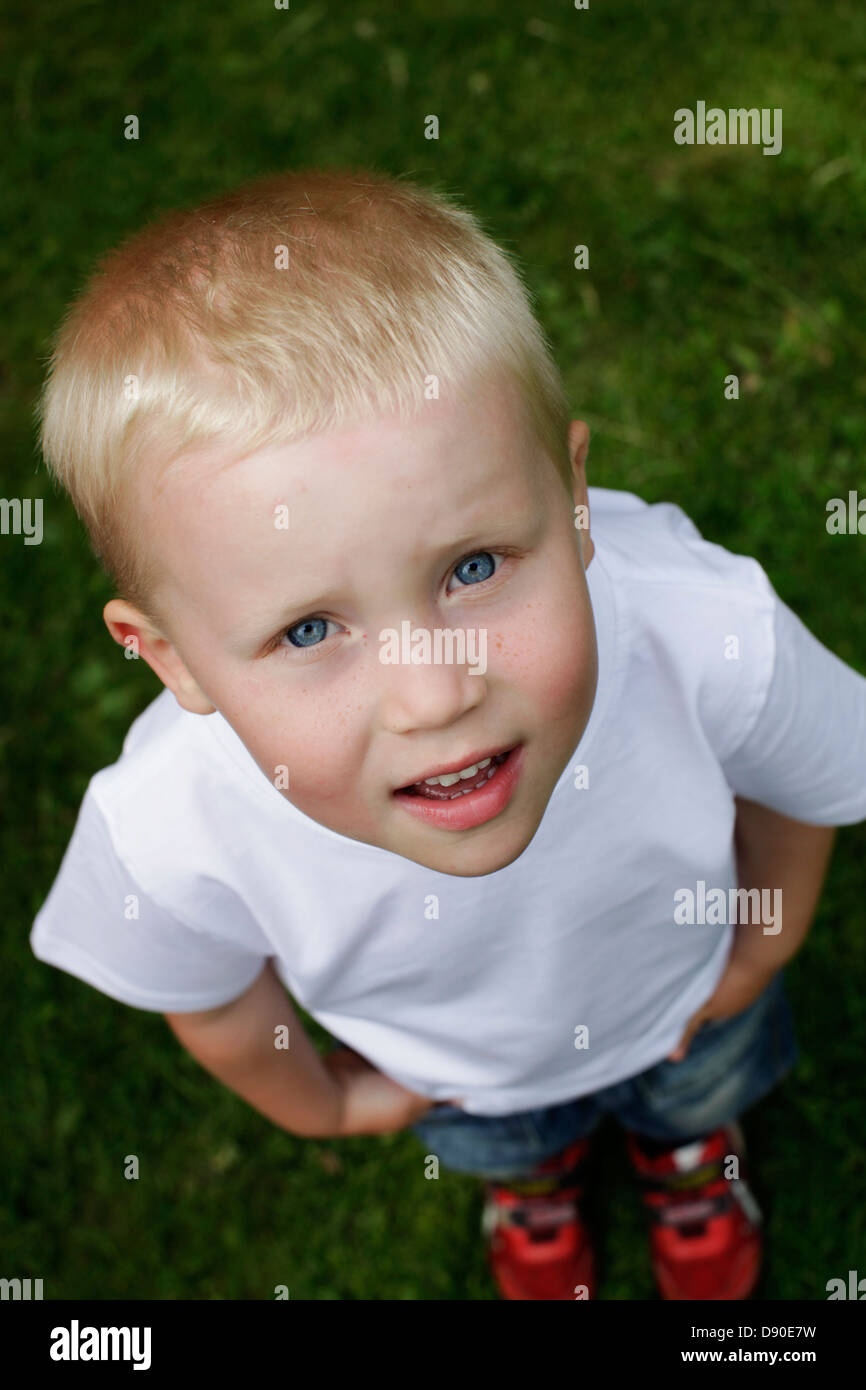 Portrait of a Scandinavian boy, Sweden Stock Photo - Alamy