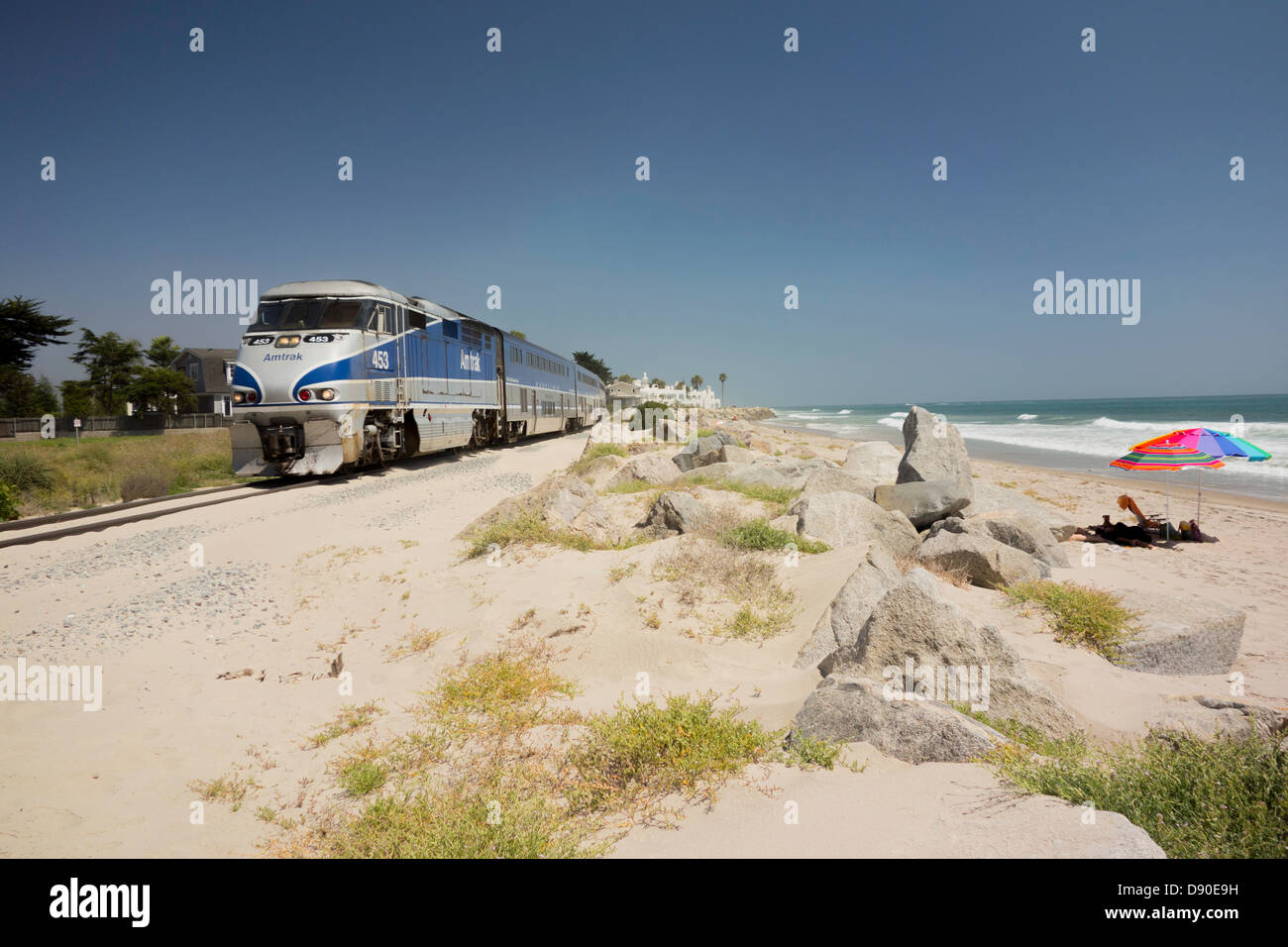 Amtrak Train California Beach High Resolution Stock Photography and ...