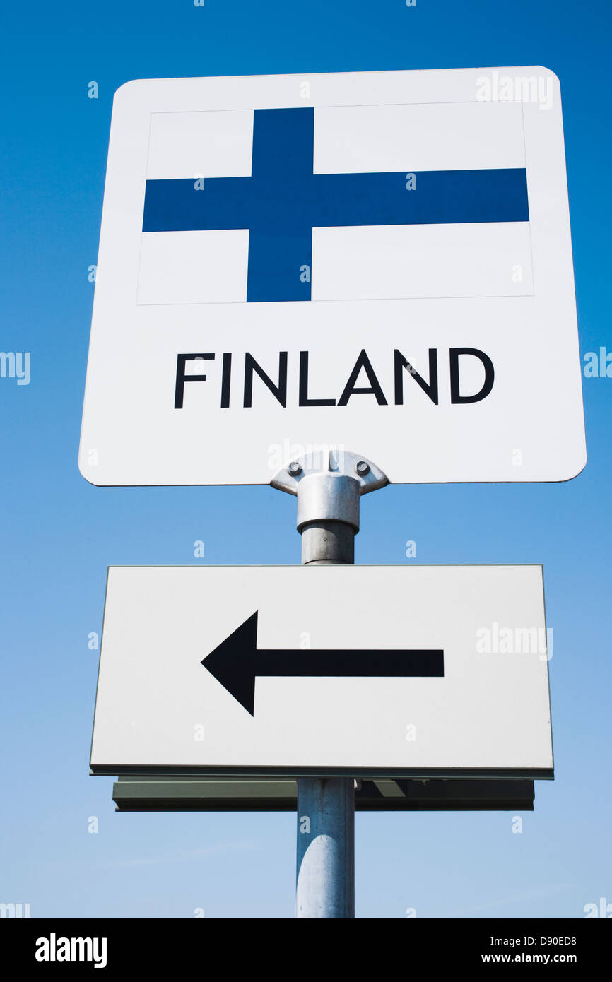 A sign, Sweden Stock Photo - Alamy