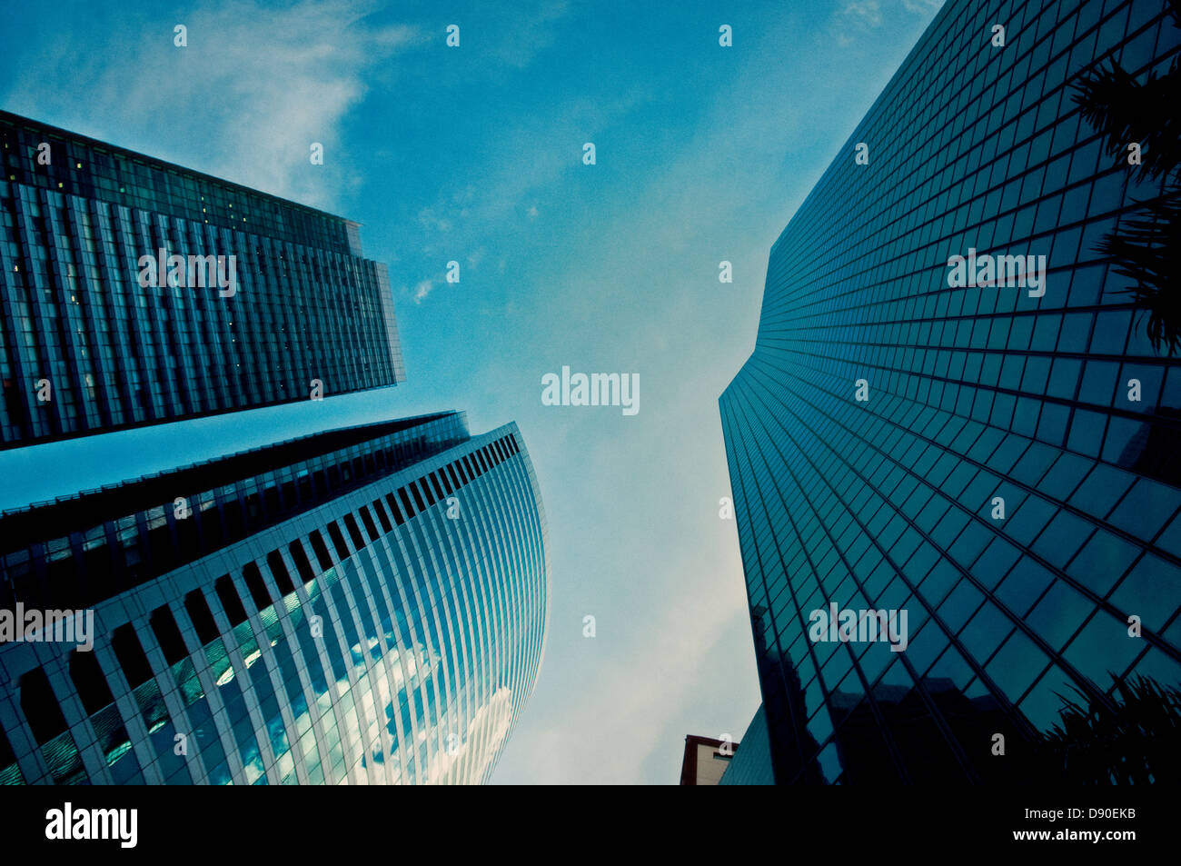 Low angle view of office building Stock Photo - Alamy