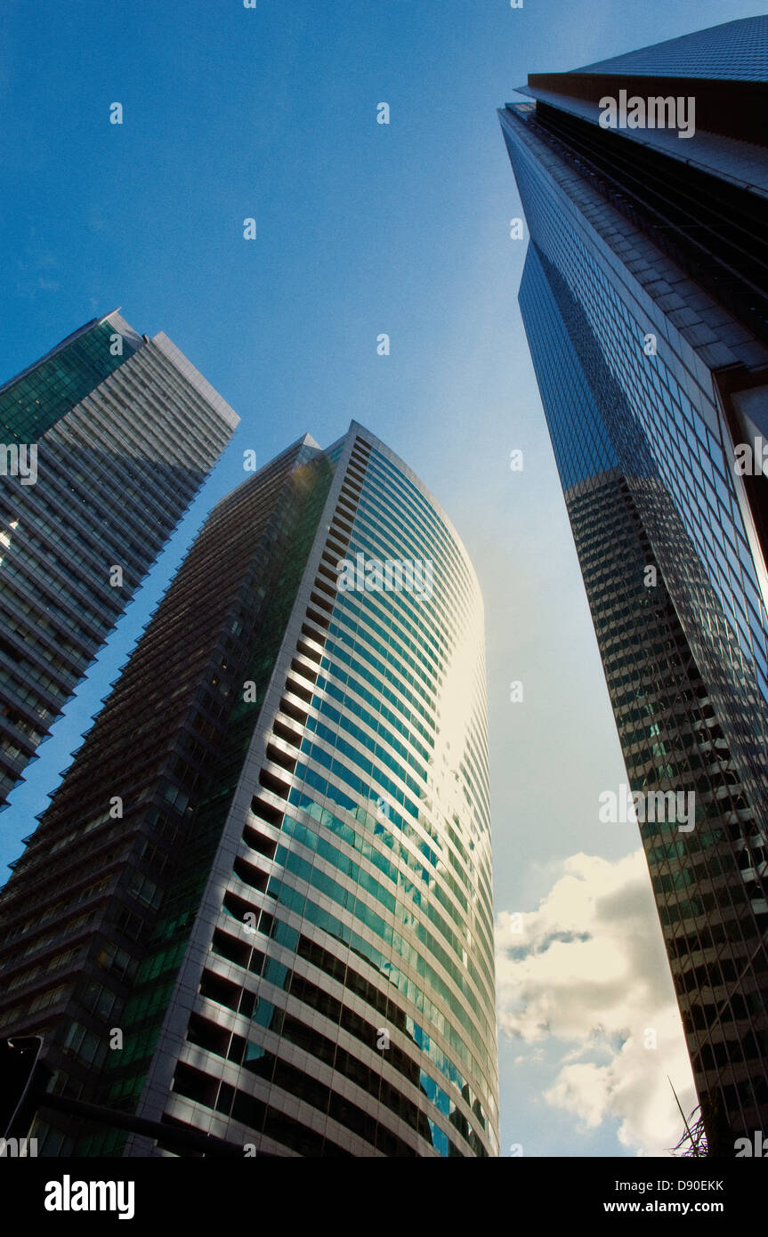 Low angle view of office building Stock Photo - Alamy