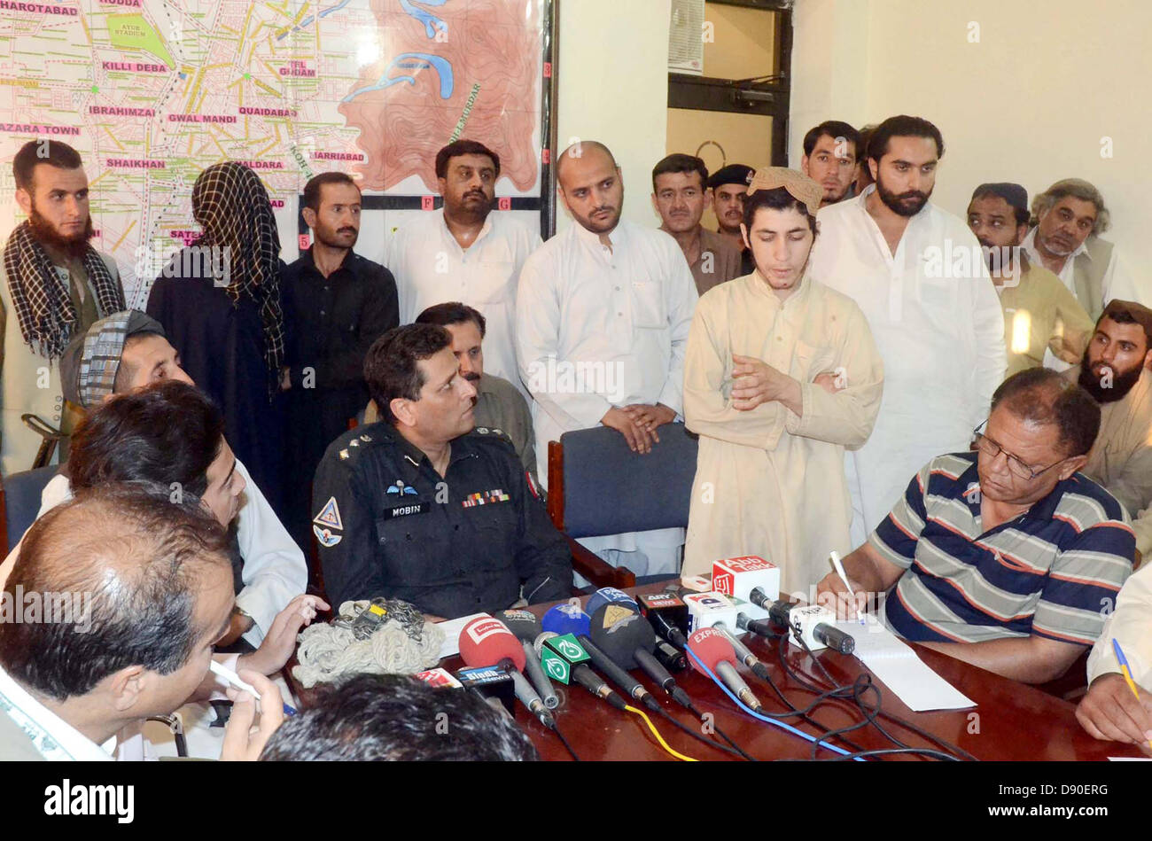 DIG Operations, Syed Mobin briefs to media persons after recovery of ...