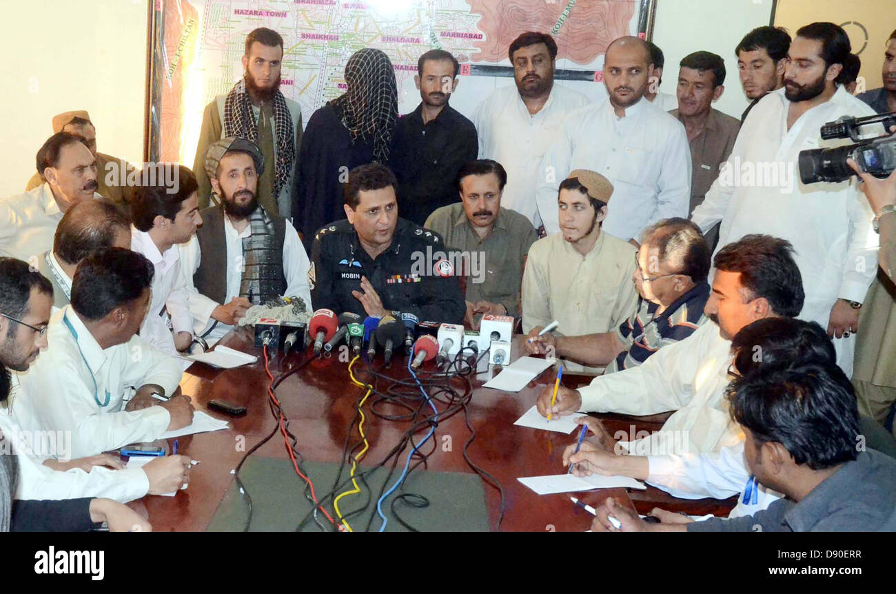 DIG Operations, Syed Mobin briefs to media persons after recovery of ...