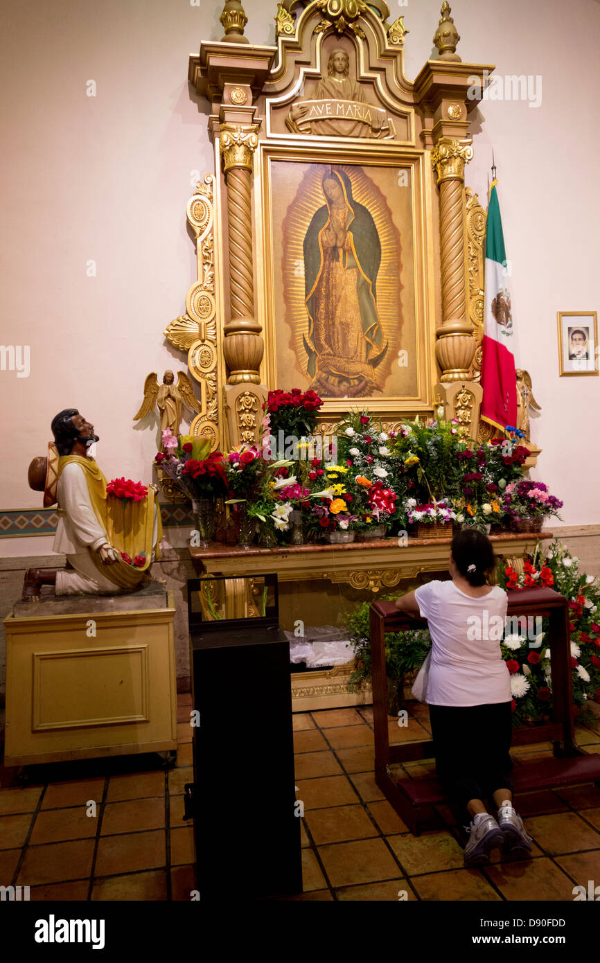 Woman Praying Altar High Resolution Stock Photography and Images - Alamy