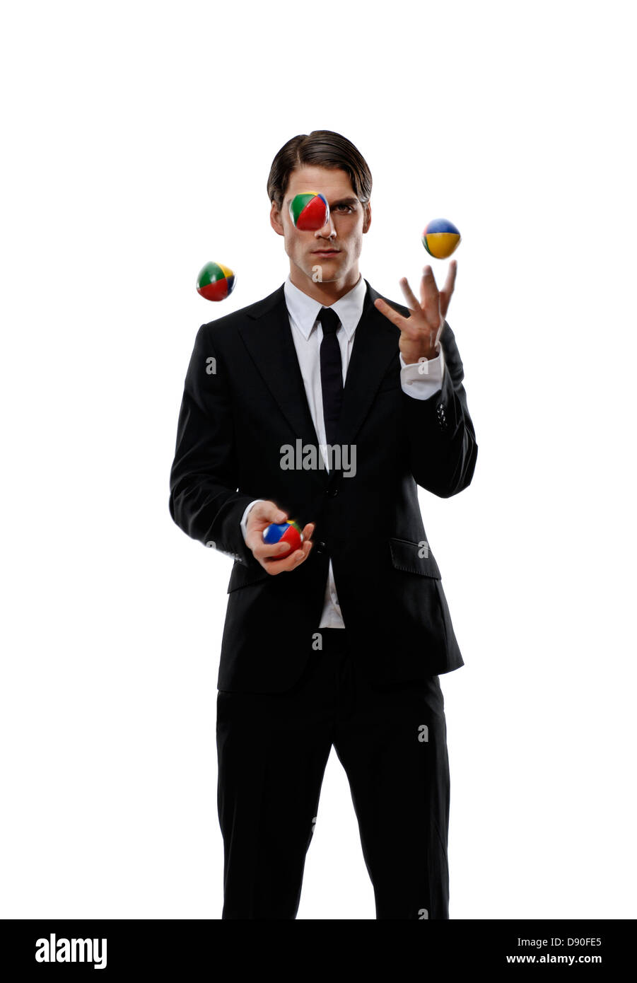 Juggler businessman Cut Out Stock Images & Pictures - Alamy