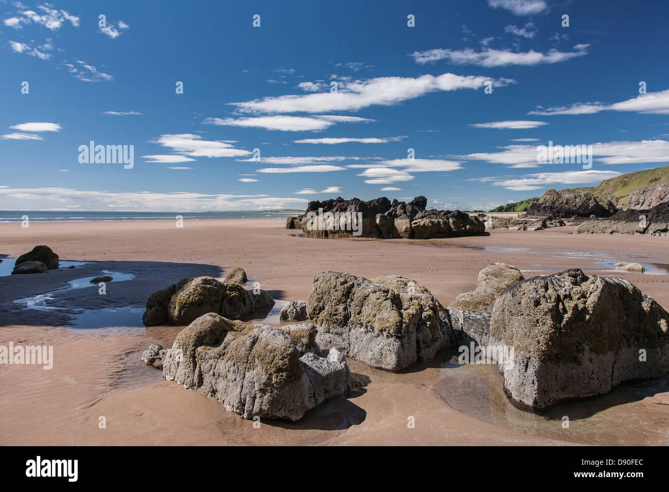 St Cyrus beach, Aberdeenshire,Scotland Stock Photo - Alamy