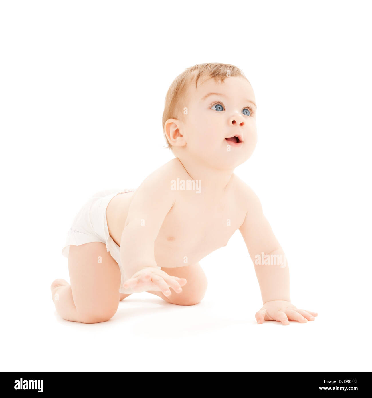 crawling curious baby Stock Photo - Alamy