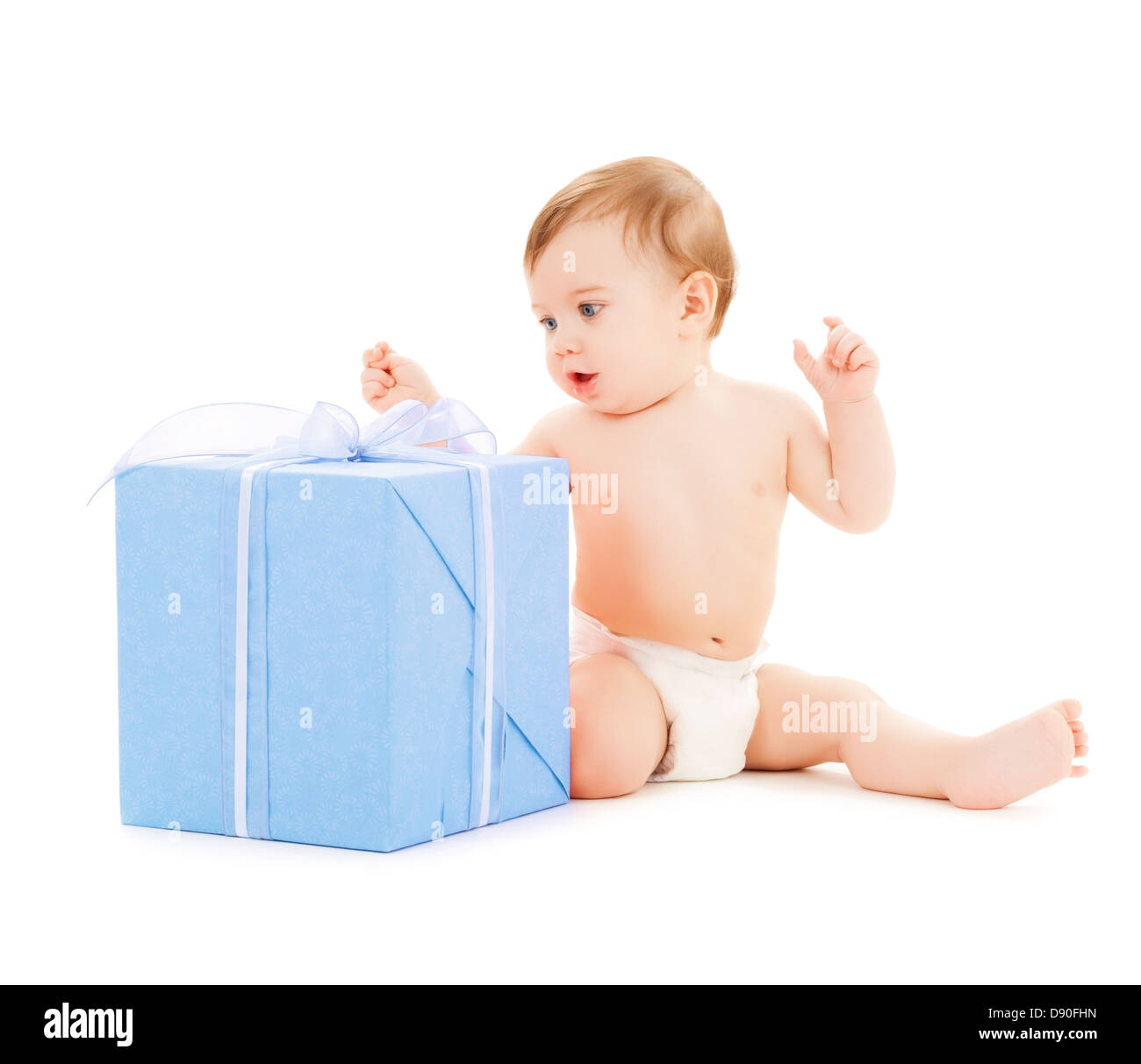 Children playing with gifts Cut Out Stock Images & Pictures - Alamy