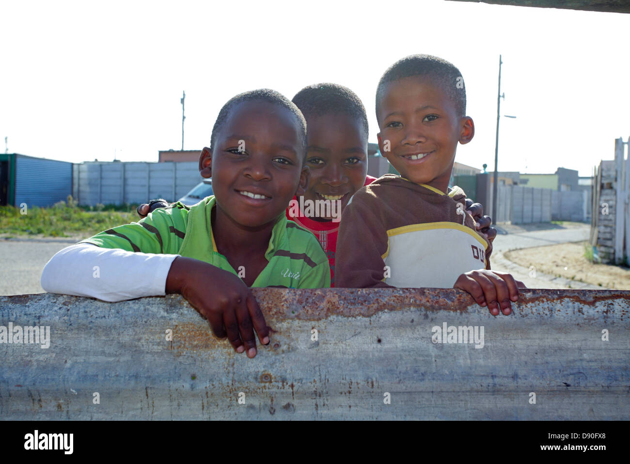 Photos of daily life in the township of Delft, South Africa Stock Photo ...