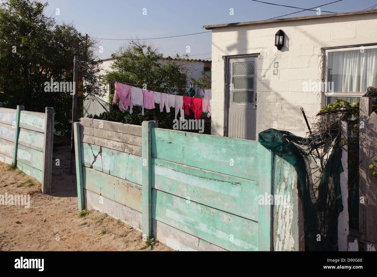 Photos of daily life in the township of Delft, South Africa Stock Photo ...